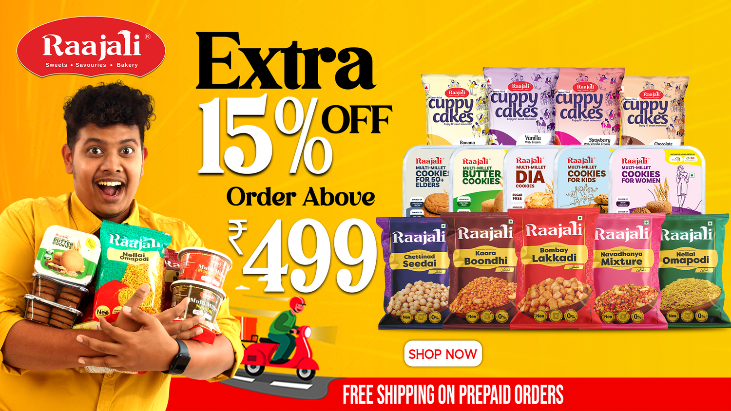 Millet Snacks - Cookies, Cakes, Popz | Healthy Snack Brand – Raajali