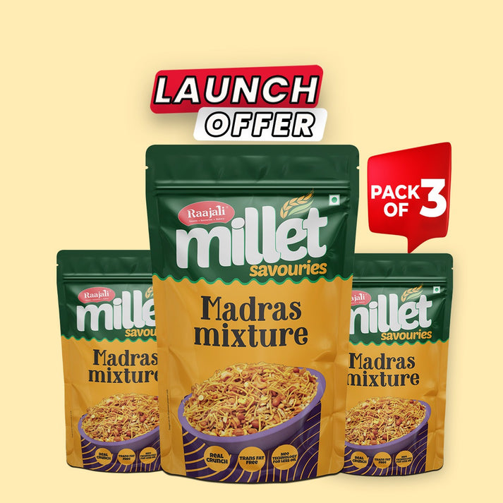 MADRAS SPECIAL MILLET MIXTURE - 120g – Raajali